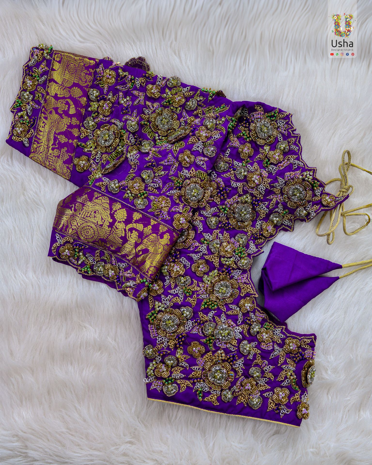 Bridal Aari Blouses I Usha Designer Studio