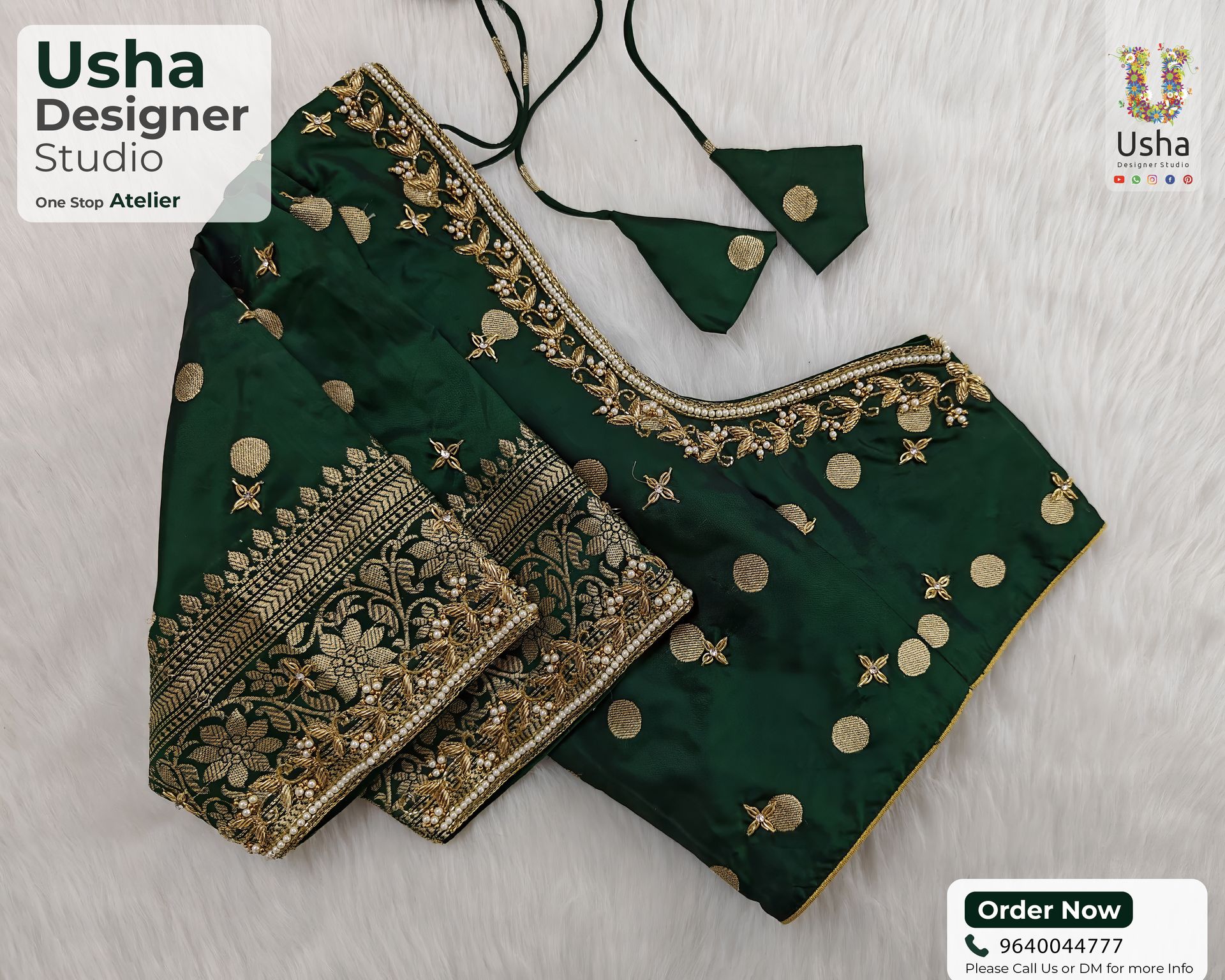 Bridal Aari Blouses I Usha Designer Studio