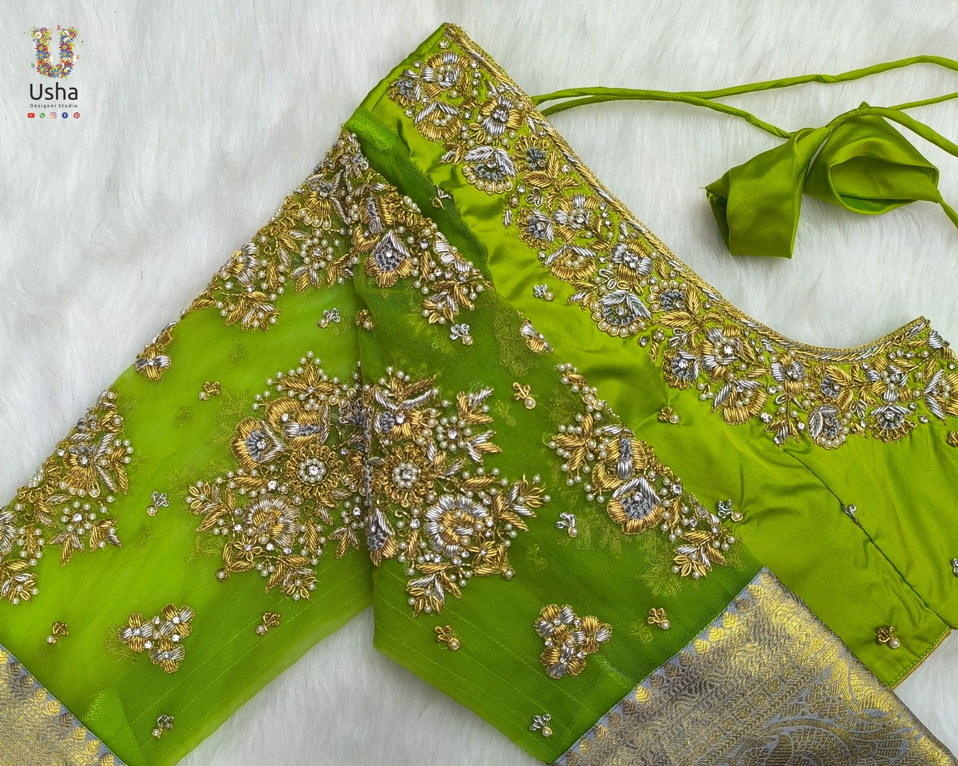 Bridal Aari Blouses I Usha Designer Studio